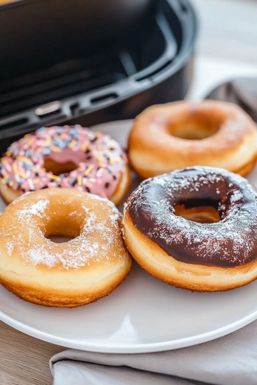 Air Fryer Donuts - Easy Recipe Academy