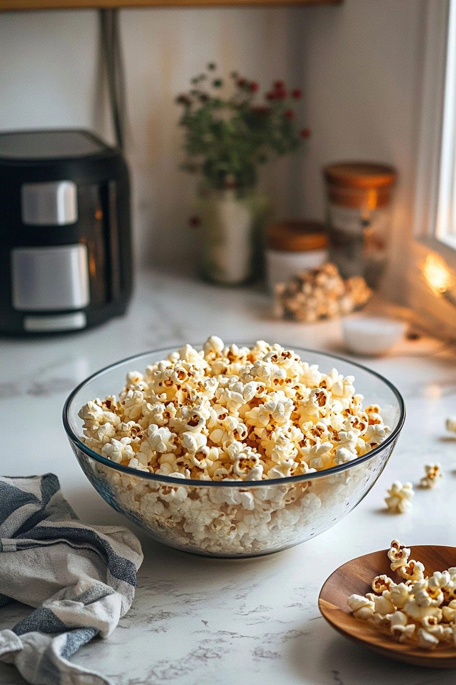 Air Fryer Popcorn: A Quick and Easy Snack! - Easy Recipe Academy