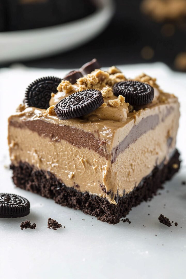 No Bake Peanut Butter Oreo Dessert - Easy Recipe Academy