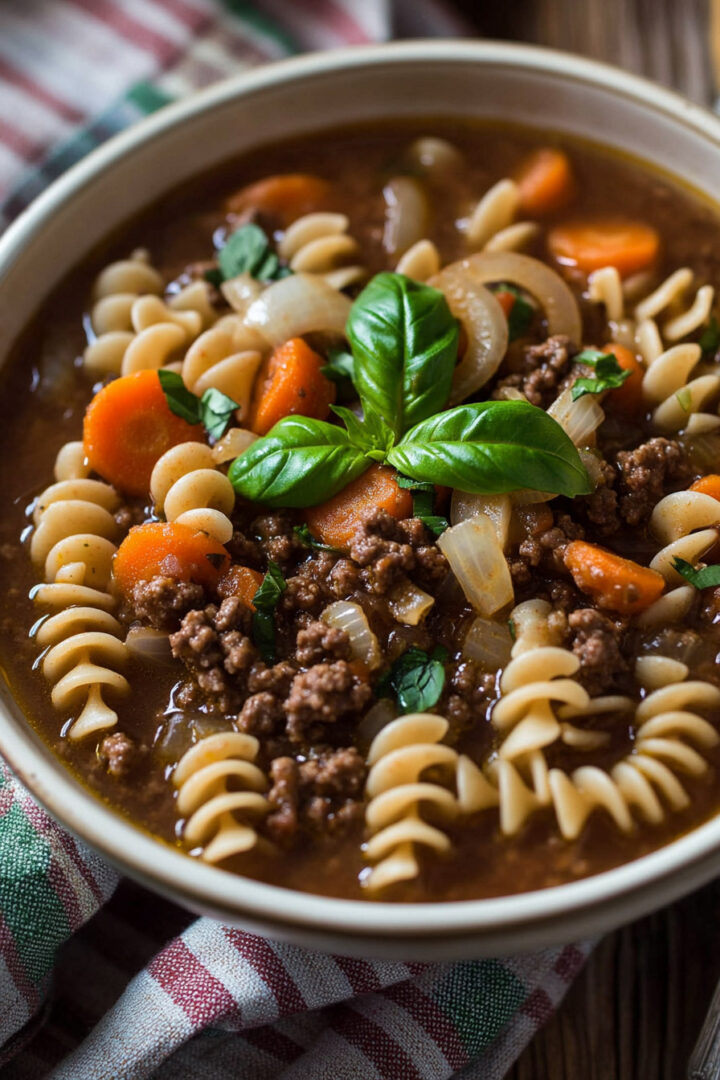 AIP Hamburger Soup - Easy Recipe Academy